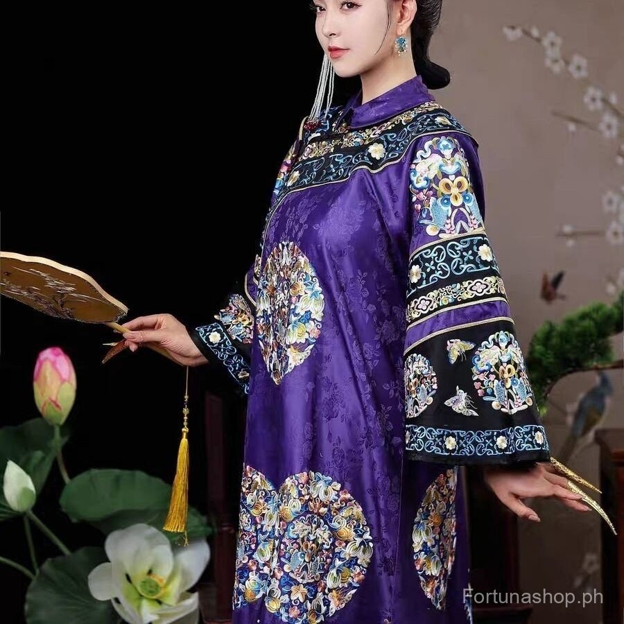 Qing Dynasty Queen Mother Costume Queen Sacrificial Costume Qing ...