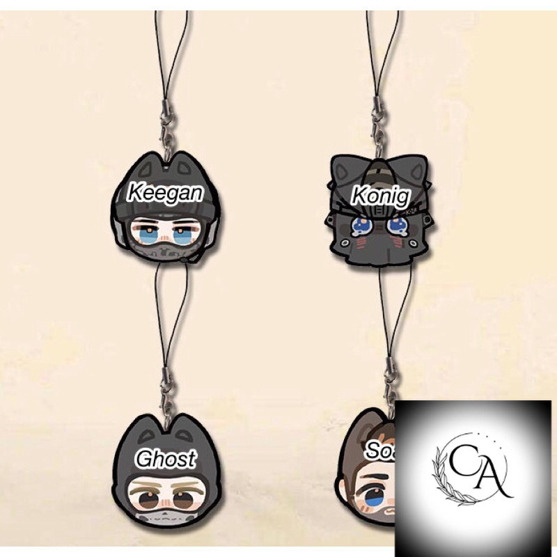 Keegan, Konig, Ghost and Soap keychains [ Call Of Duty ] | Shopee ...