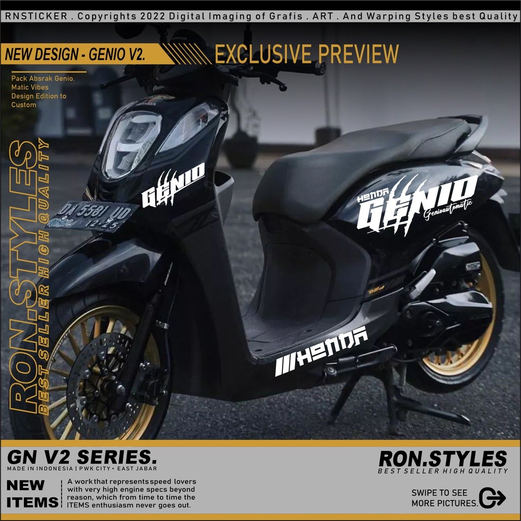 STRIPING CUTTING STRIPING GENIO CUTTING STICKERS GENIO STRIPING ...