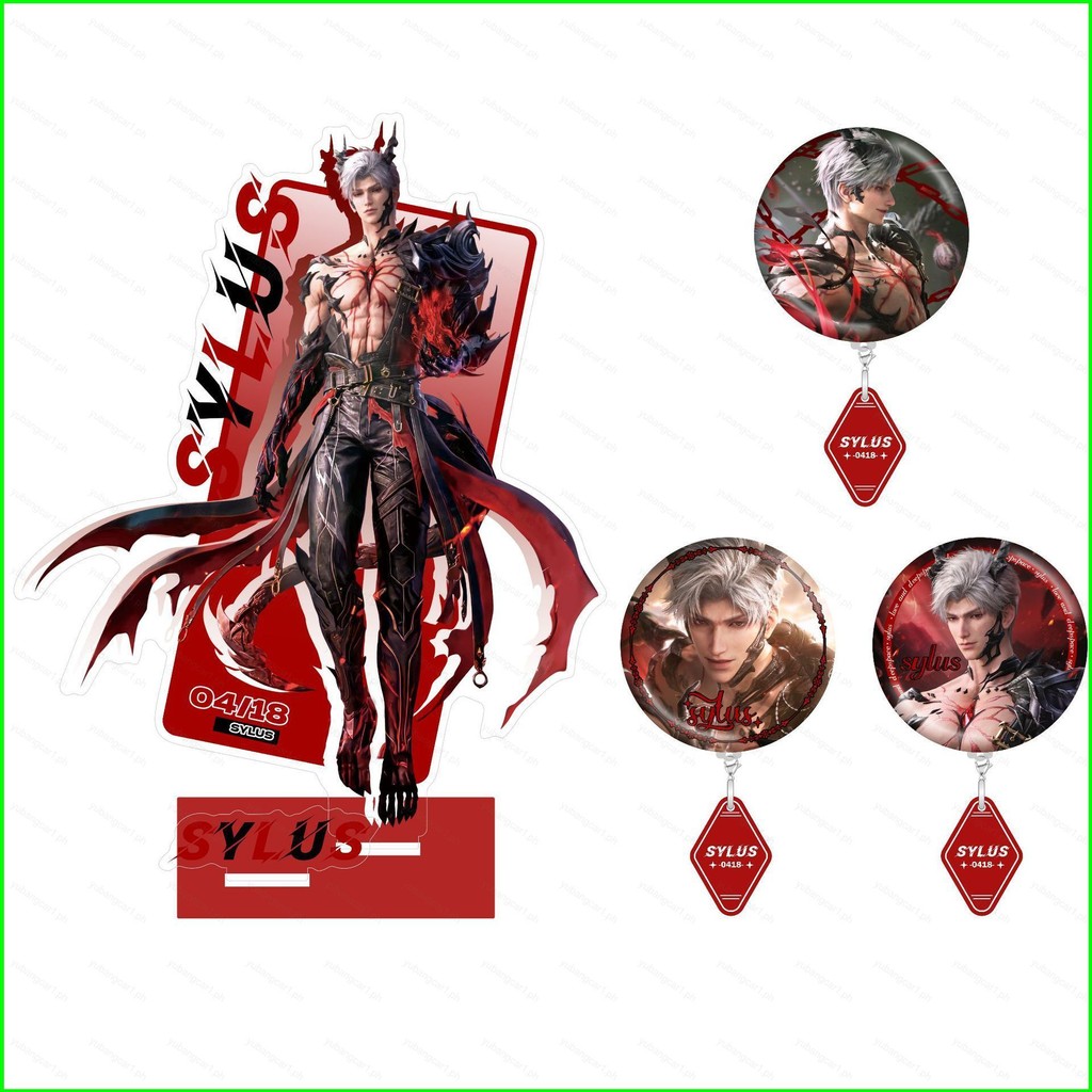 YB1 Love and deepspace Sylus badge stands plate Holder Sign UP Anime ...