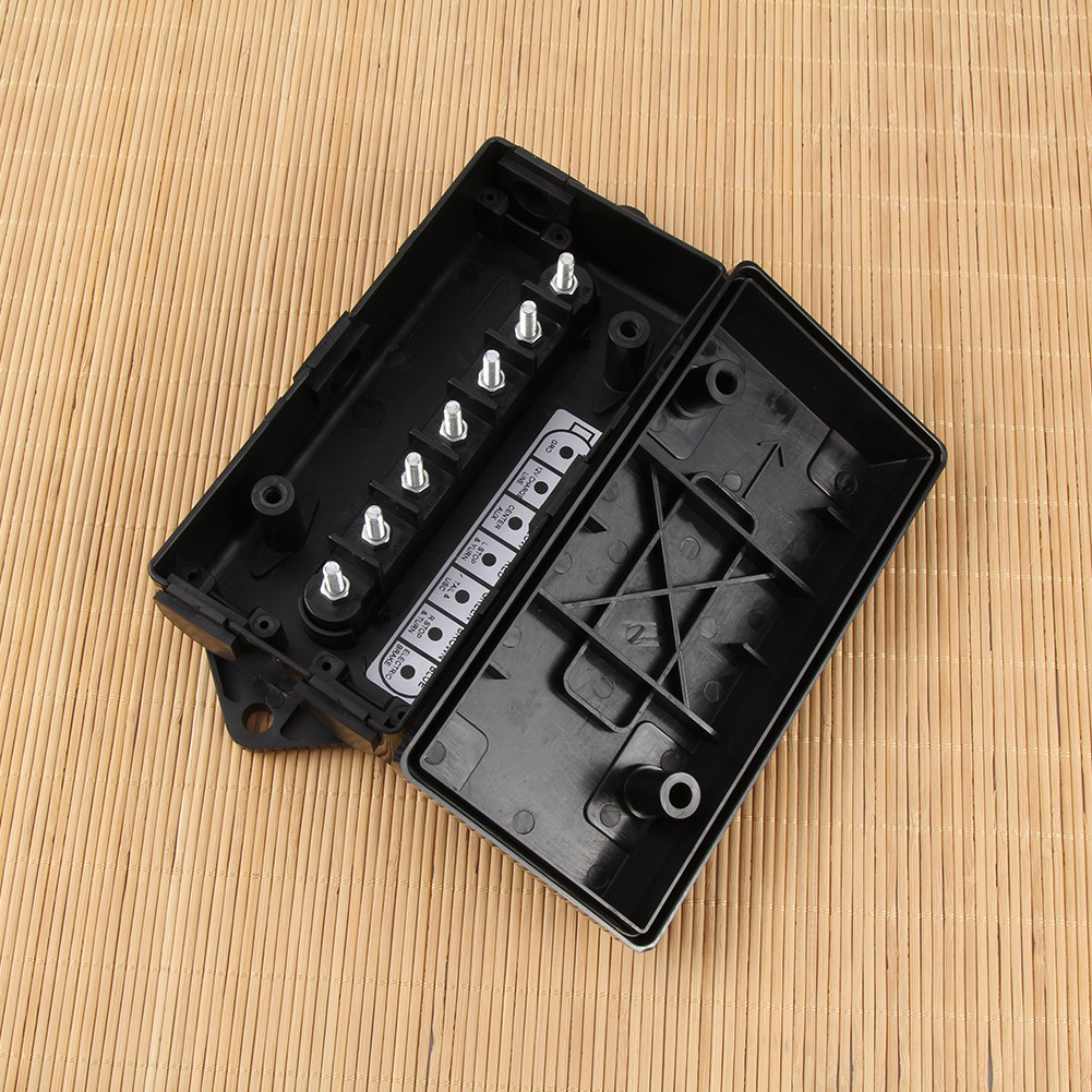 7 Way Weatherproof Trailer Plug Wiring Electrical Wire Cord Junction ...