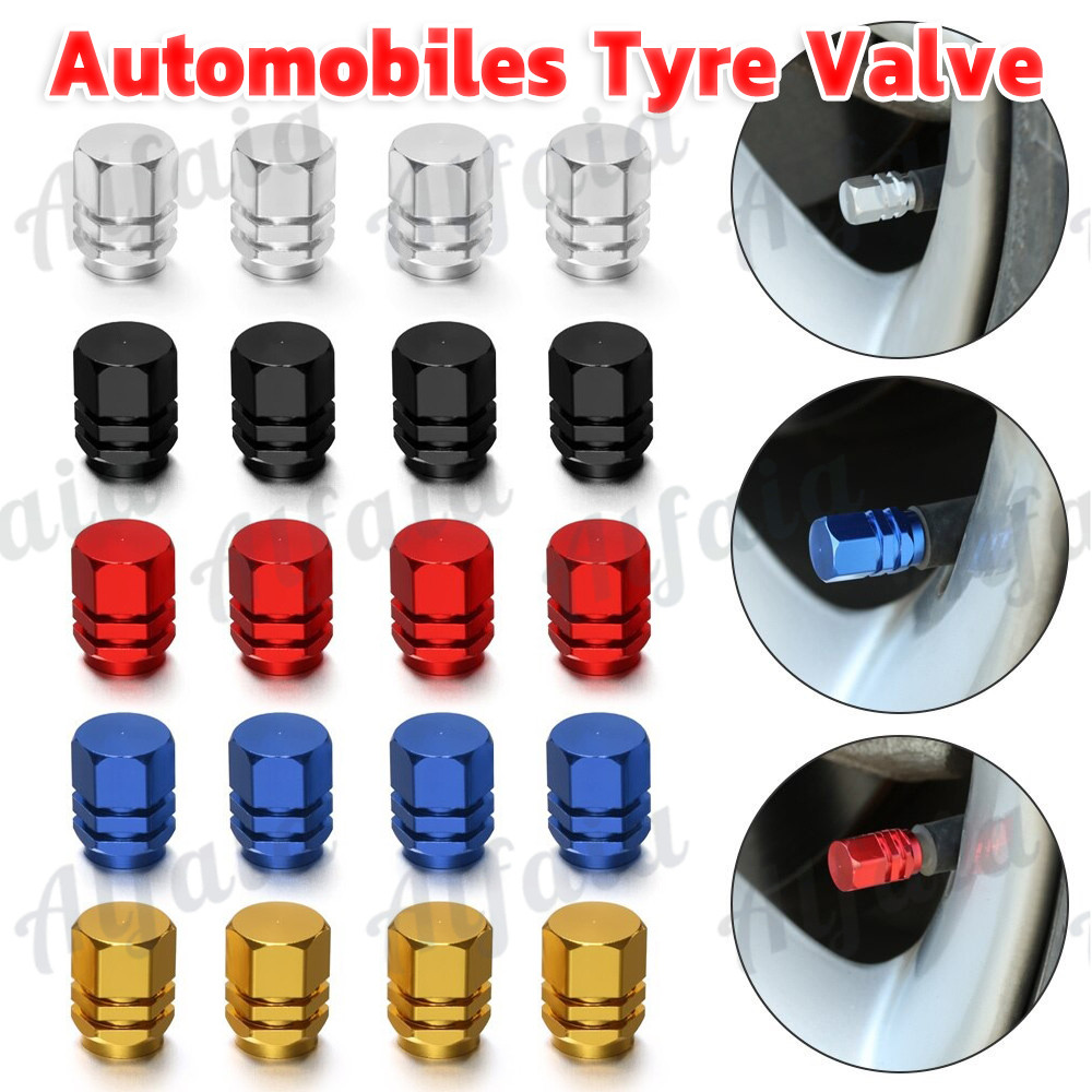 4PCS Automobiles Tyre Valve Caps Car Wheel Tire Tyre Valve Rim Stem ...