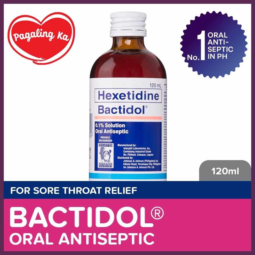 Bactidol|F'Oral,a$Antiseptic)S}Gargle>p}120ml:>X}itchy>y}throat,>wS}>CP ...