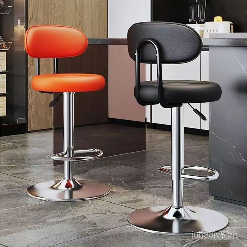Bar Stool Modern Simple Rotating High Stool Bar Chair Cashier Front ...