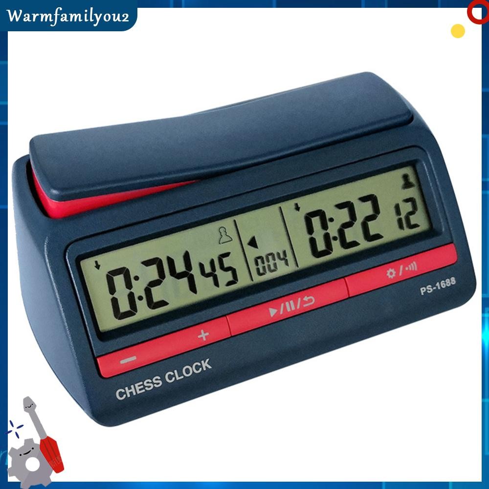Professional Chess Clock Board Game Stopwatch Digital Timer Count Up Down Board Game Clock