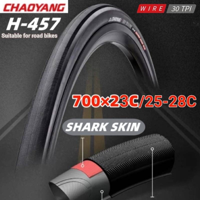 2PCS CHAOYANG H-457 Bike Tire 700C Mini Shark 700X23C 25C 28C Shark ...
