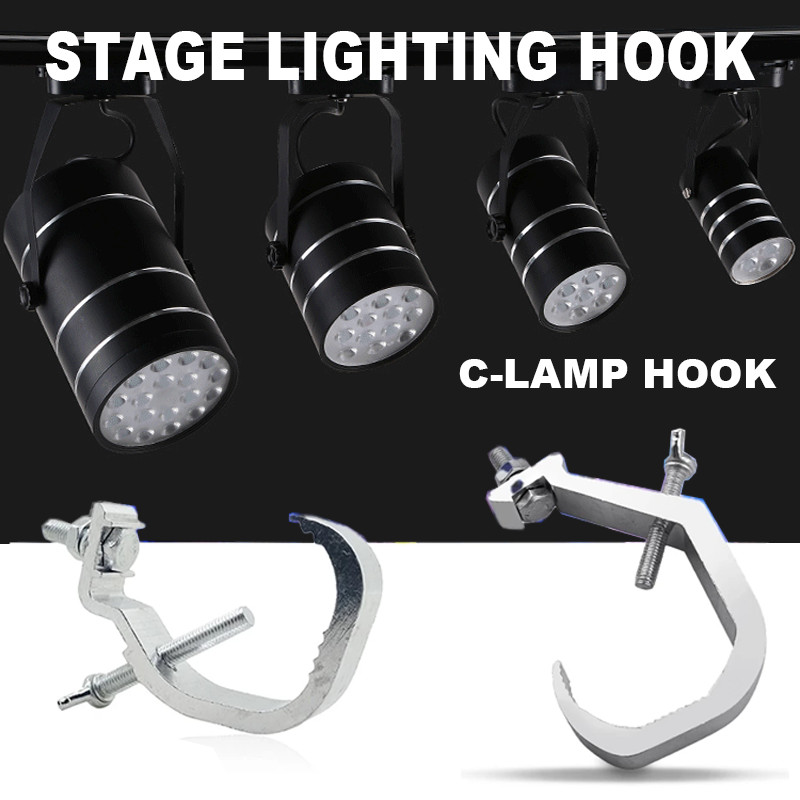10pcs LED Light C Lamp Hook Aluminum Alloy Stage Light Clamp Hook for ...