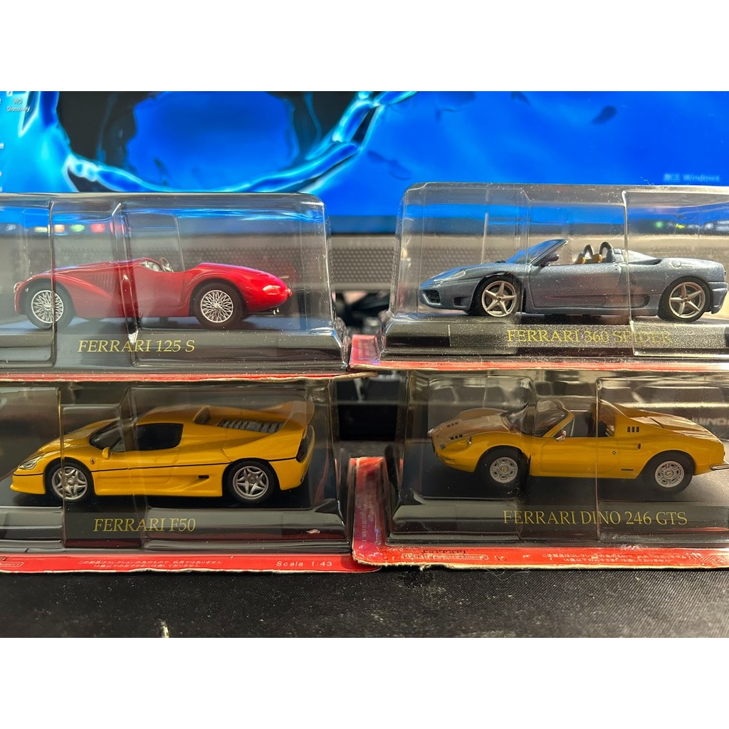 Ixo altay Series 1/43 Ferrari 125S 360 SPIDER F50 DINO 246 GTS Model ...