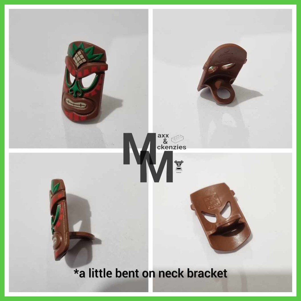 Tiki)NI-Mask+D;with&Red,&Green&and&Tan&Tribal&C