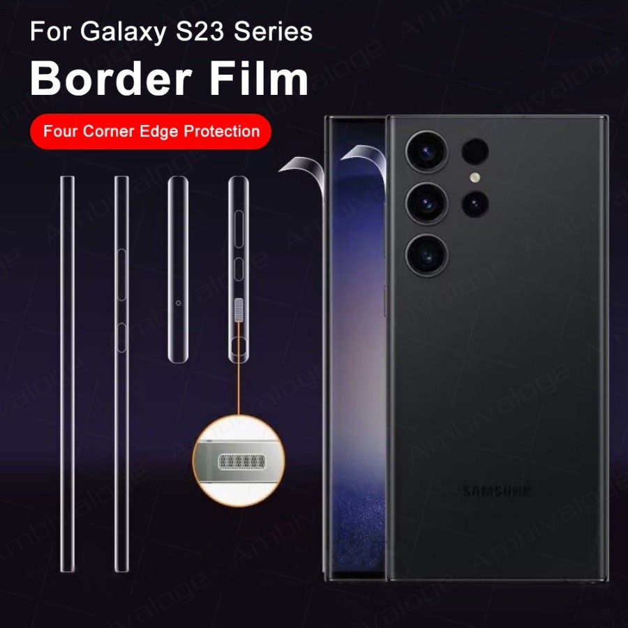 For Samsung Galaxy S23 S24 S25 Ultra Side Matte Protector Film Hydrogel ...