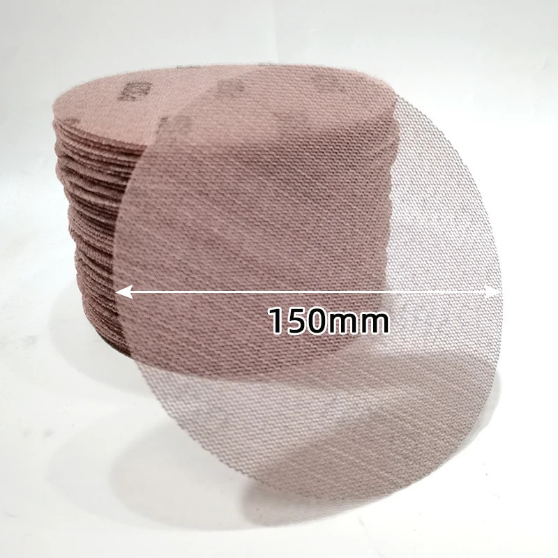 10 Pcs Of Car Paint Finish Putty Sanding 6 Inch Sandpaper 150mm ...