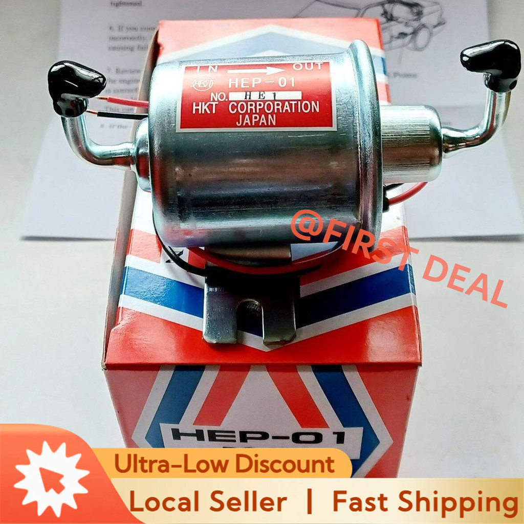 HKT Electric Fuel Pump Original Hep-01 Hep-02 DC12V Universal.Suzuki ...