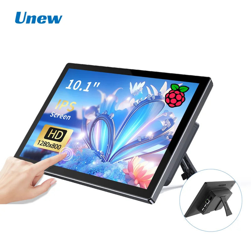 Unew 10.1 inch Raspberry Pi Touchscreen Display 1280x800 HD IPS LCD ...