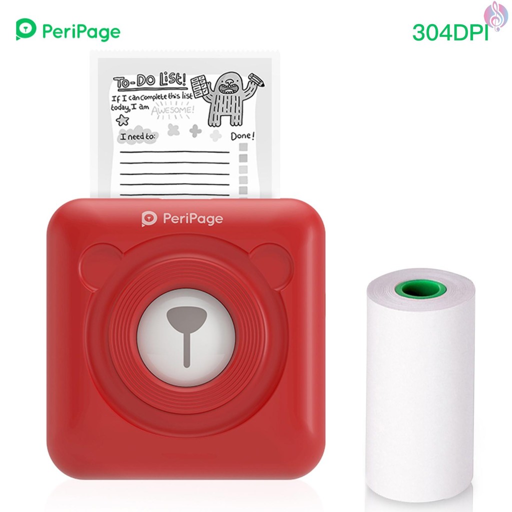 A6 Mini Pocket Printer HD 304DPI Wireless BT Thermal Printer Picture ...