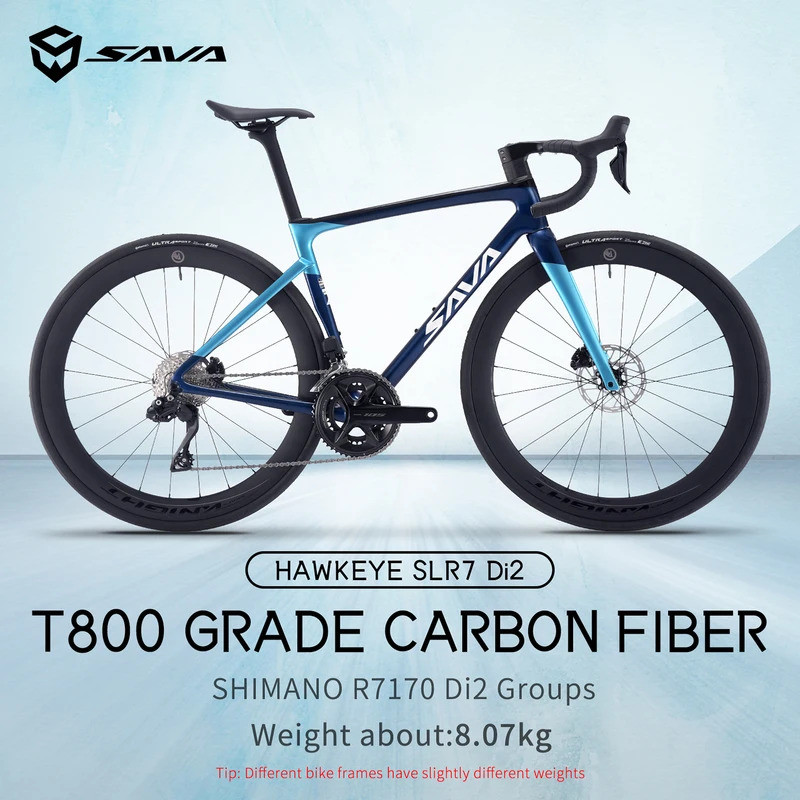 SAVA NEW HAWKEYE SLR7 Carbon Fiber Road Bike with Shimano 105 DI2 R7170 ...