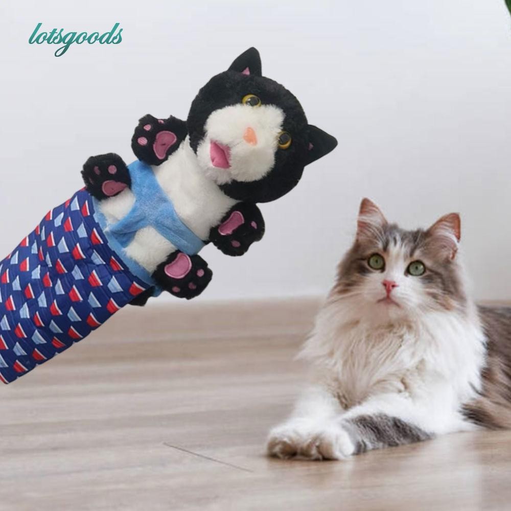 Cats Puppet Wrestler Cat Hand Puppet Plush Animal Toy Cat Wrestling Toy ...