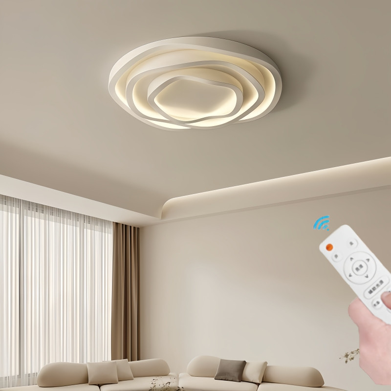 Center Lights Modern LED Tri Color Ceiling Light For Bedroom Living ...