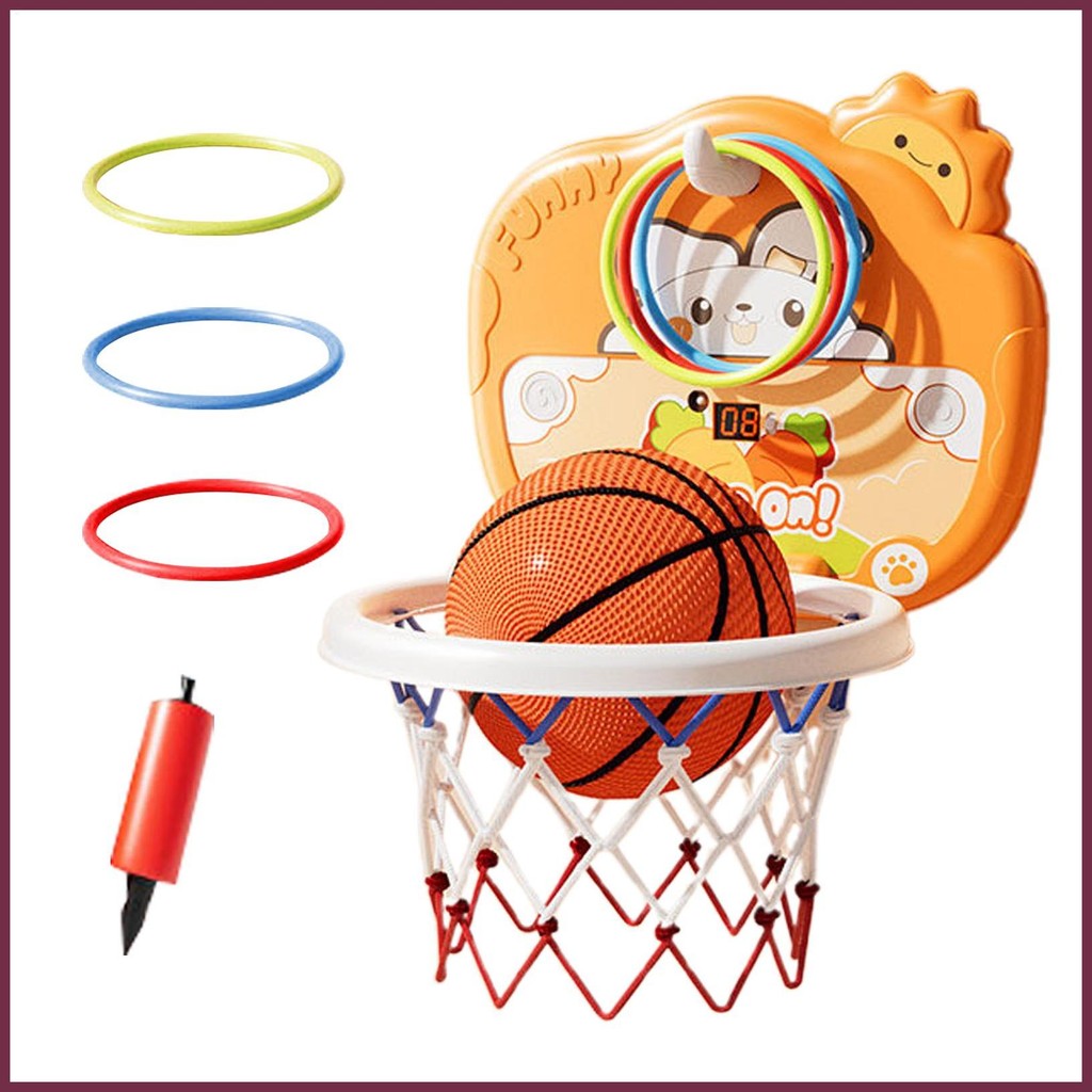 Kids Basketball Hoop Basketball Hoop with Adjustable Height Indoor Door ...