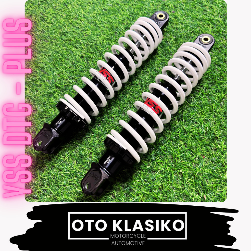 Yss dtg-plus motorcycle suspension 305mm nmax and aerox v1 and v2 white ...