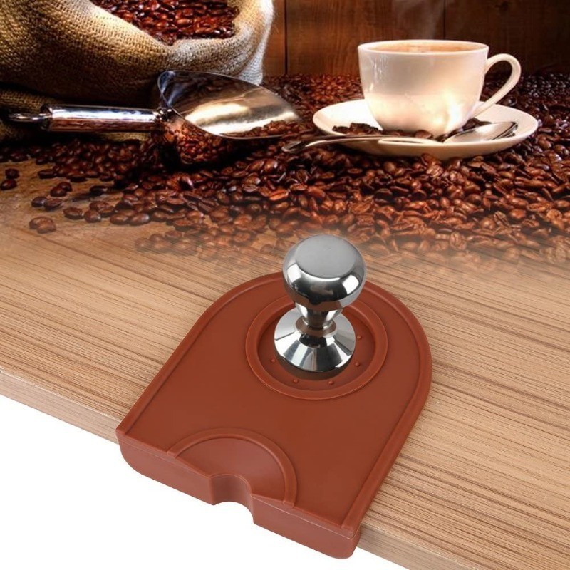 Anti Slip Espresso Tamper Mat Food Safe Silicone Coffee Tamp Anti-Slip ...