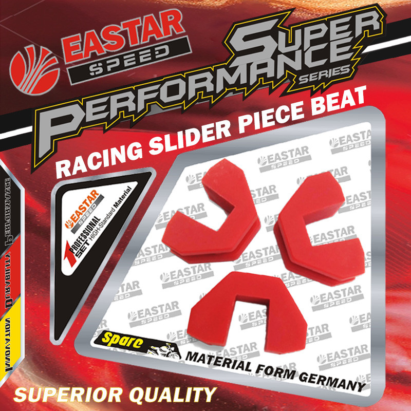 3pcs Racing Red Slider Piece Replacement Motor Parts for Beat / Beat fi ...