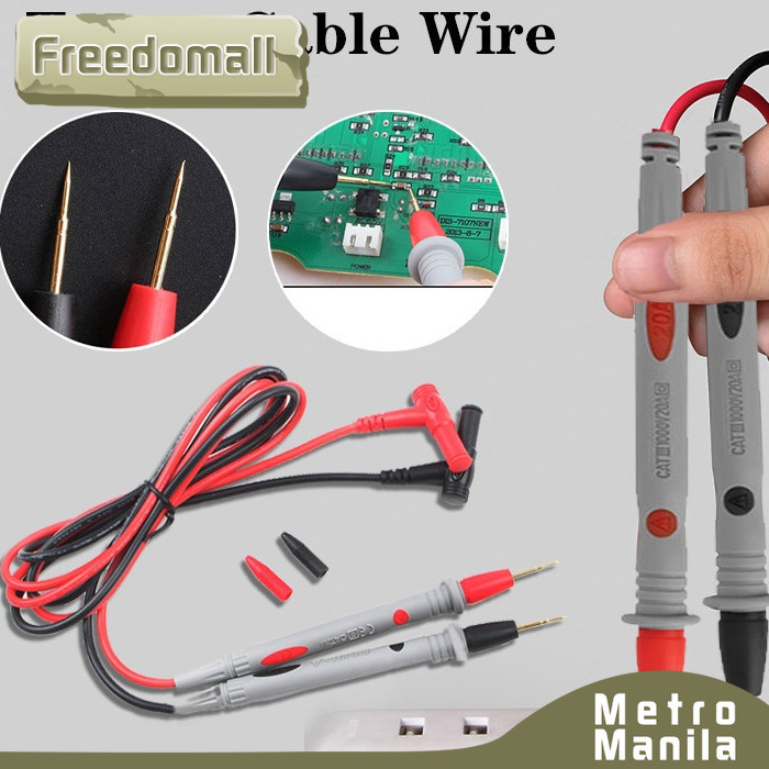 20A/1000V Universal Probe Test Leads Pin for Digital Multimeter Needle ...