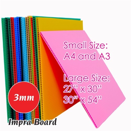 PP Impra Board A4 A3 PP Corrugated Board PP Hollow Board Polyplast ...