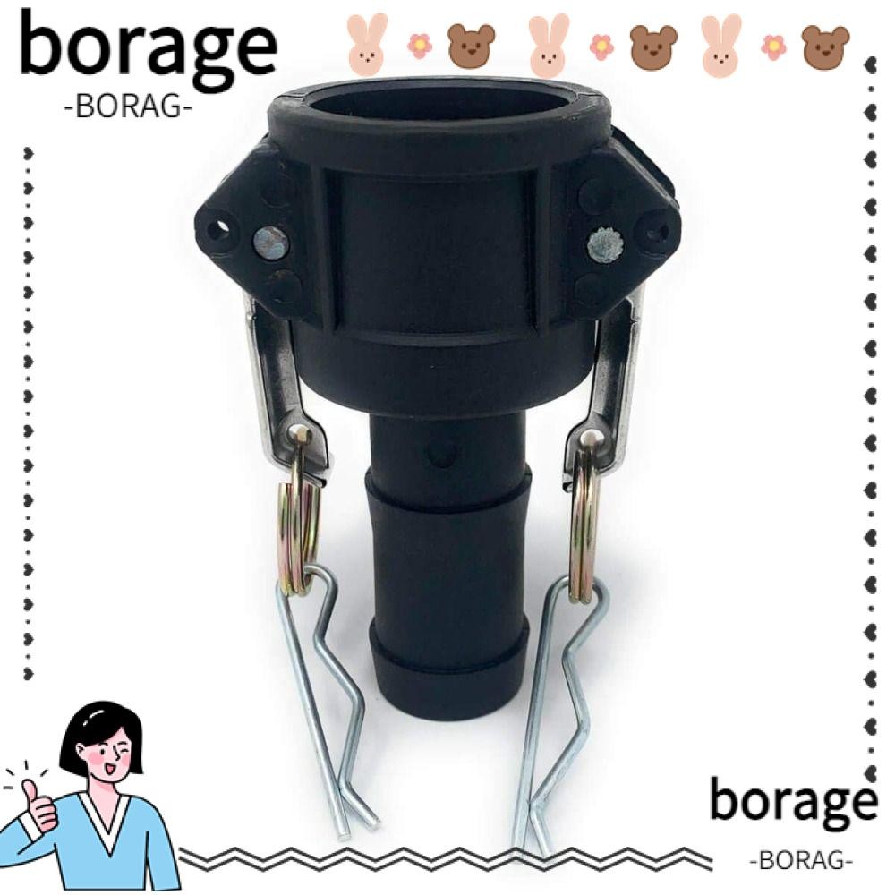 BORAG Poly Cam Lock Fitting, Polypropylene Black 1" Female Camlock x 1 ...