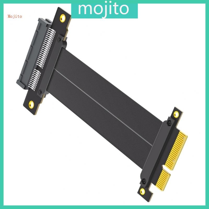 Mojito PCIE4 0 4X GPU Risers Cable 180 Degree to 180 Degree Angle ...