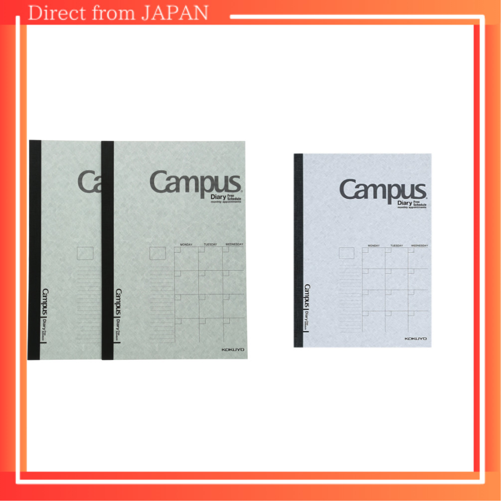 KOKUYO Diary Campus Diary Date Free B5 Ni-CF3N ,1 book,A5,2 books,B5,A5 (× 2),B5 (× 2),A6,A6 (× ...