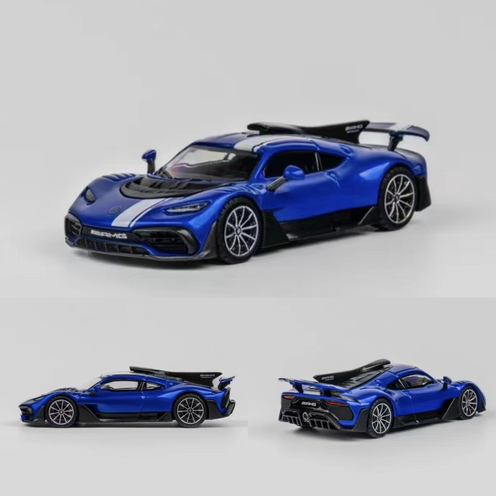 Tpc 1: 64 BENZ BENZ AMG ONE Blue Striped Alloy Car Model | Shopee ...