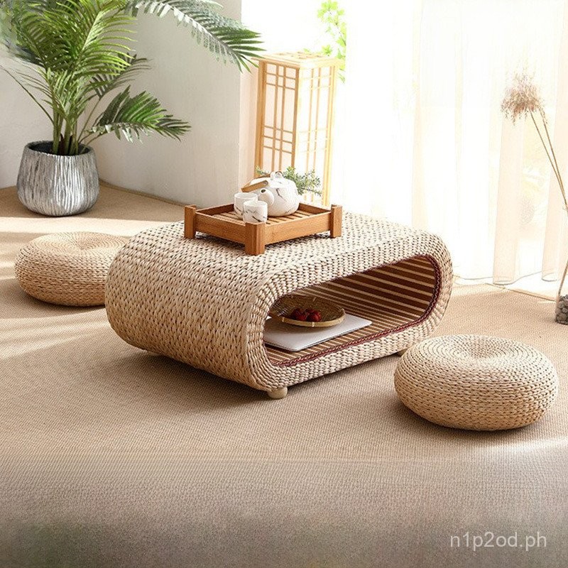 Household Low Table Straw Tatami Tea Table Japanese Style Bay Window ...