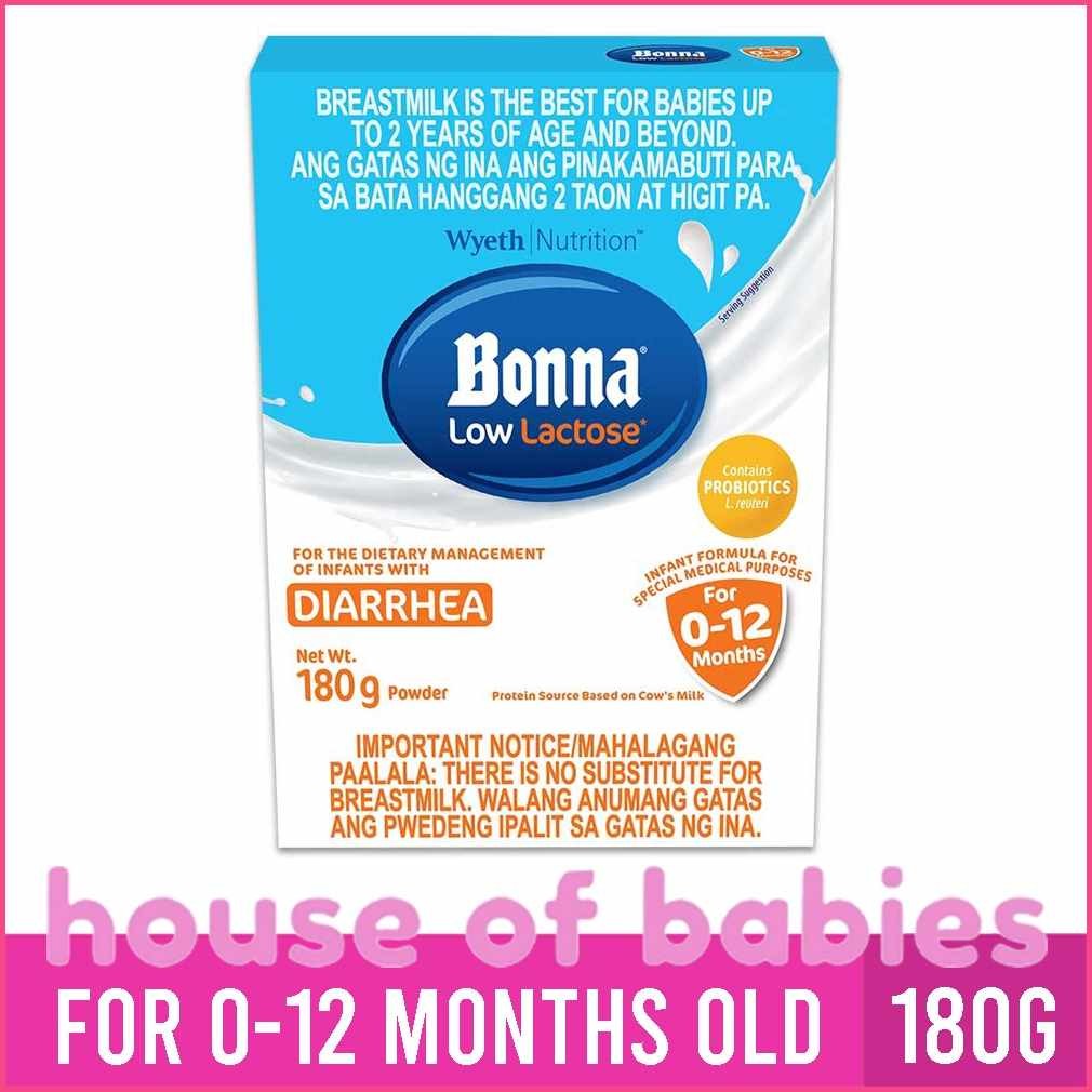 BONNA*G;Low]t]Lactose]y#180g]G#for]W#0-12]i#Months]Q#Old]l#Infant ...