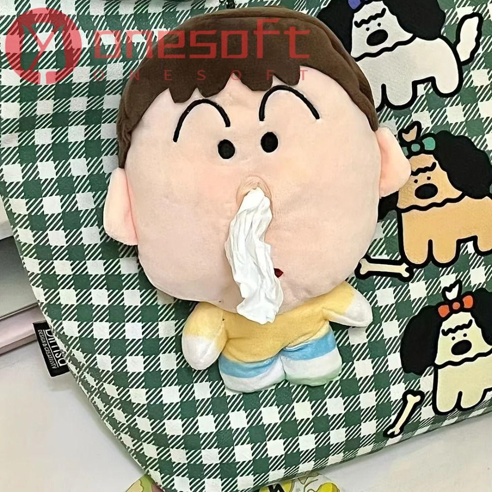 ONE-SOFTNESS Anime Tissue Box Pendant, Plush Funny Design Crayon Shin ...