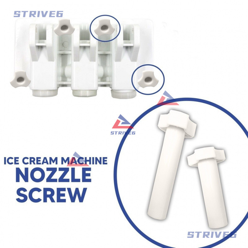 Ice cream machine accessories nozzle screw, discharge valve fixing ...