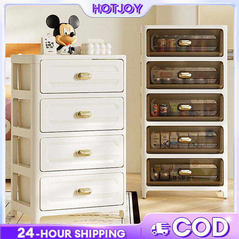 HOTJOY Clothes Drawer Storage Cabinet Drawer Organizer Durabox Plastic ...
