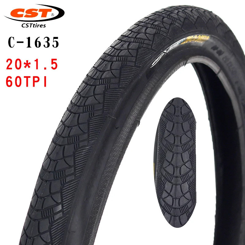 CST C1635 Zeppelin 20inch 20* 1.5 1.75 Folding Bike Tire 40-406 47-406 ...