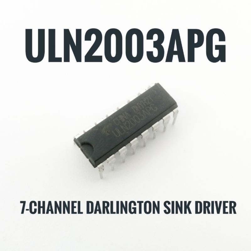 ULN2003APG ULN2003 ULN2003A ULN2003AP 7-Channel Darlington Sink Driver | Shopee Philippines