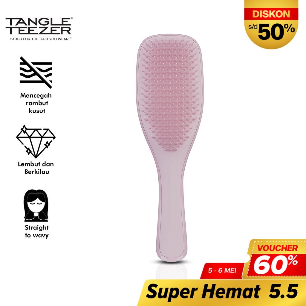 Tangle Teezer The Wet Detangler 1 Pcs Hair Comb Hair Comb Anti Tangle ...