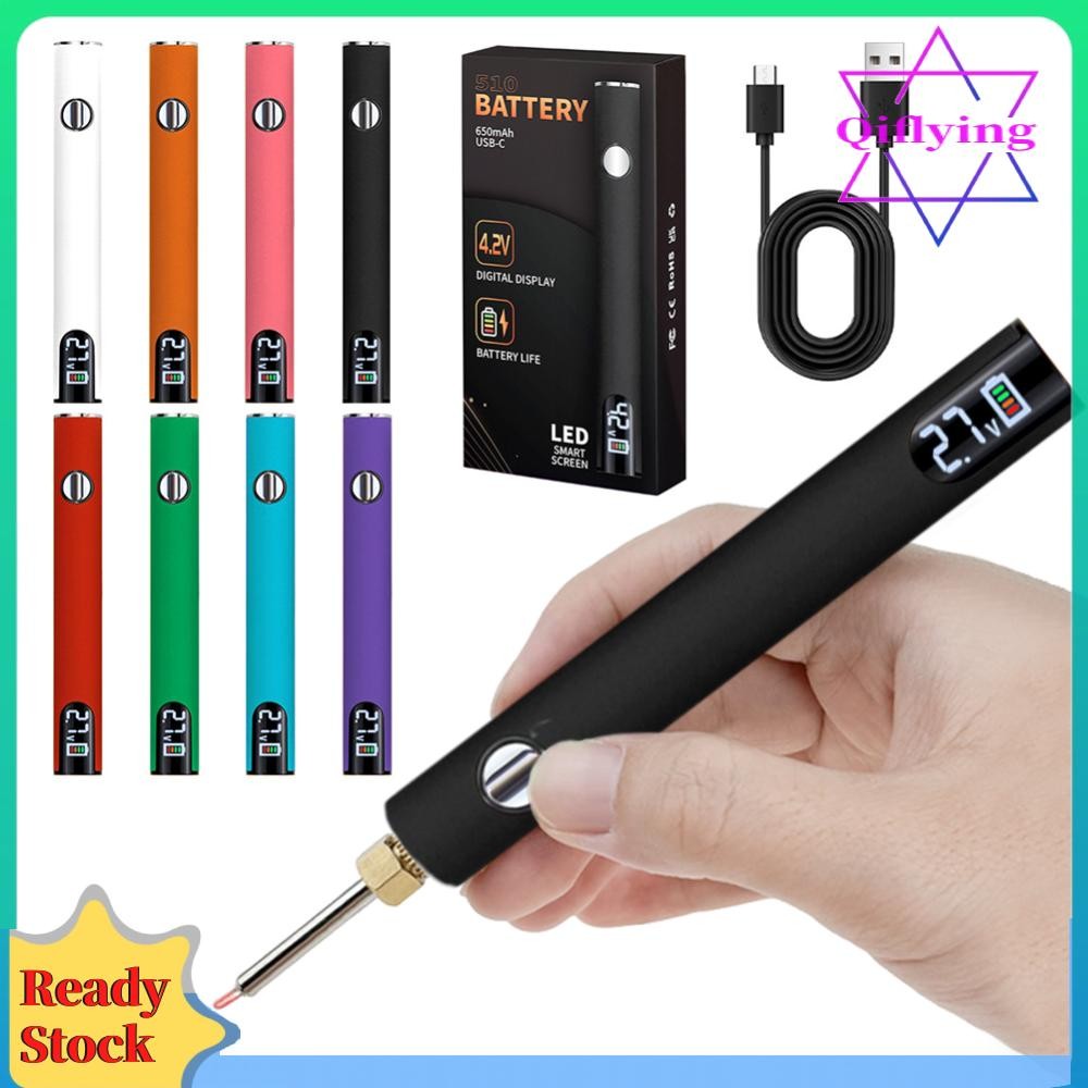 510 Thread Battery Cart Pen Portable Electric Soldering Iron Welding ...