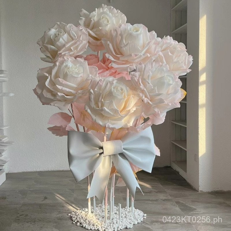 Large Artificial Flower Mall Wedding Handmade Window Display Decoration ...