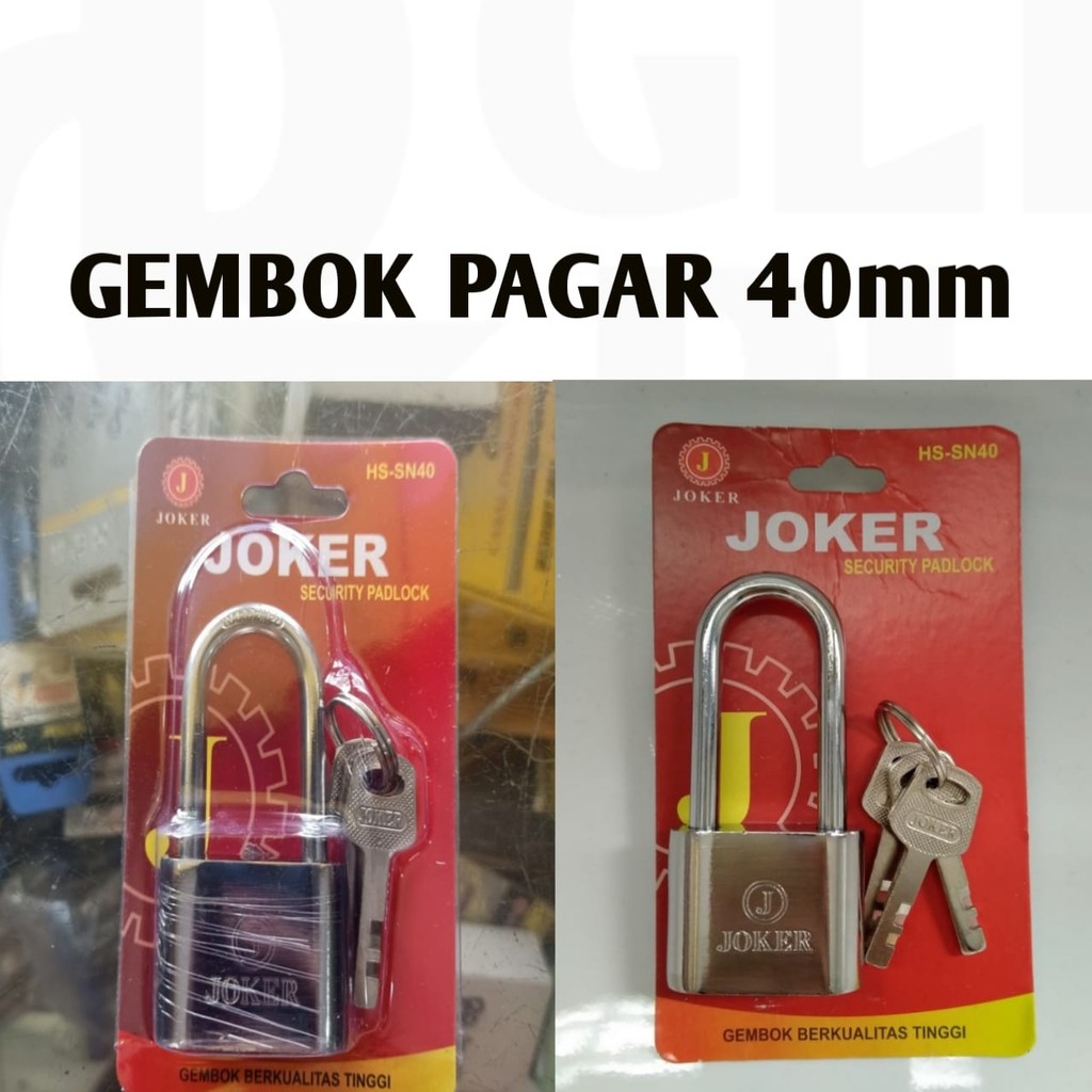 Medium Size 40mm Short Long Neck Fence Padlock | Shopee Philippines
