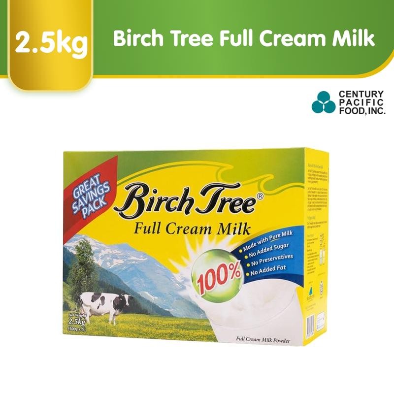 Birch Tree Full Cream Milk 2.5kg | Shopee Philippines