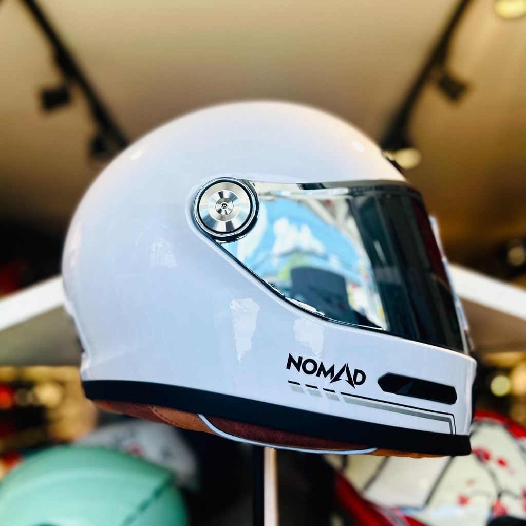 NOMAD CAMINO FULL FACE SINGLE VISOR MOTORCYCLE HELMET | Shopee Philippines