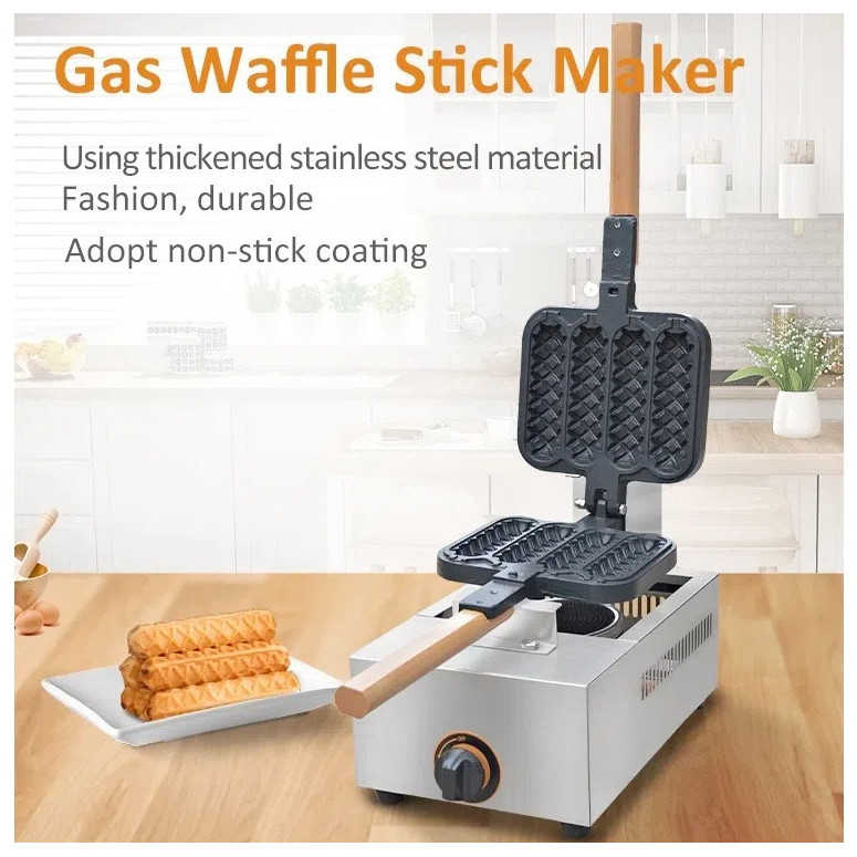 Commercial gas 4-piece puff pastry machine,baked puff pastry stick ...