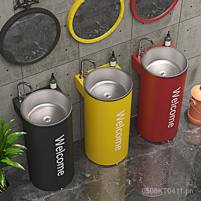 Industrial Commercial Art Wash Basin Personalized Floor-Standing Wash ...