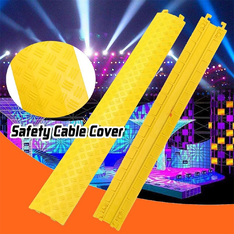 PVC Cable Ramp Safety Floor Cable Cover 1000X135X20MM Floor Cord Cable ...