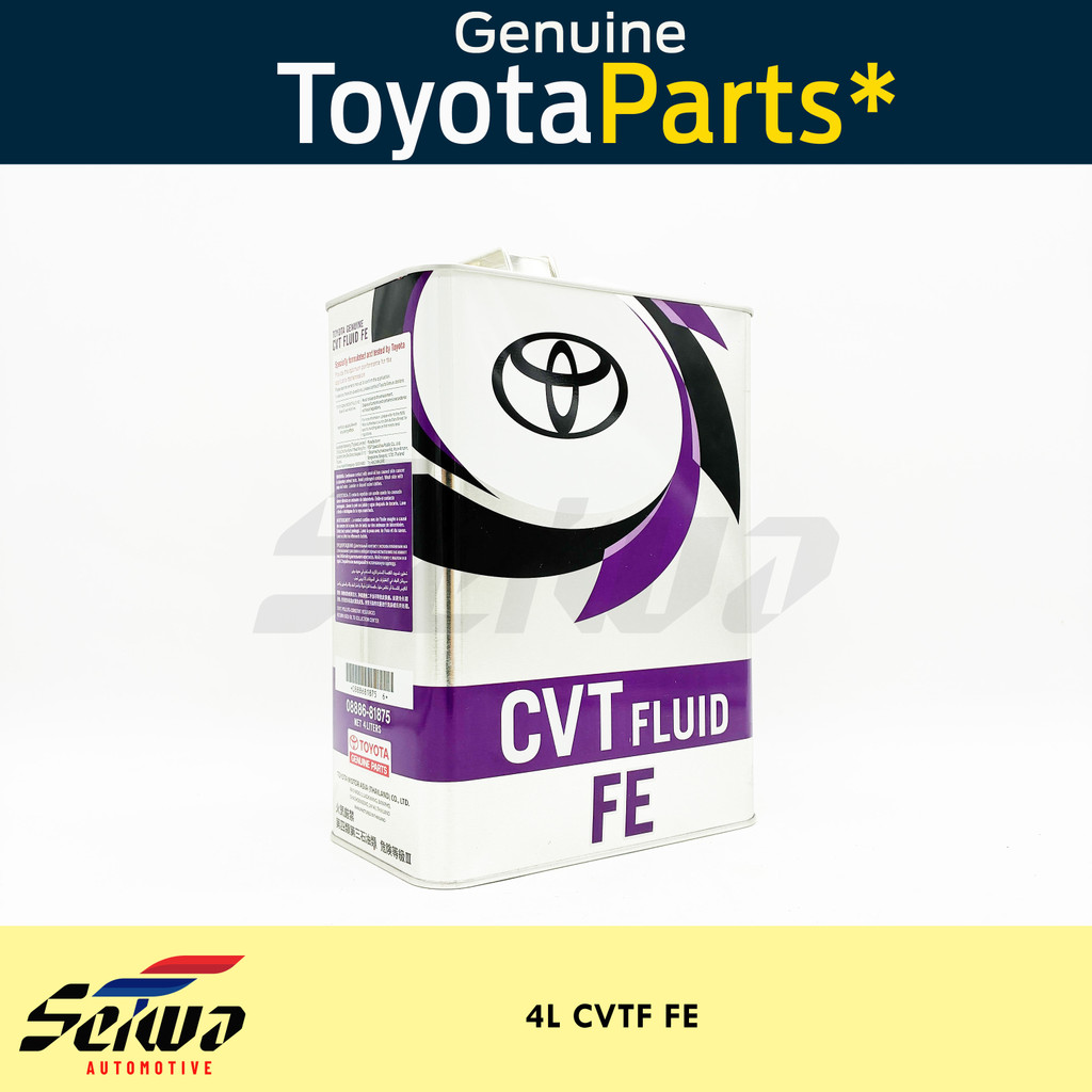 [4 LITERS] Toyota CVTF FE - [2013 - 2025 CVT] Toyota Vios CVTF ...