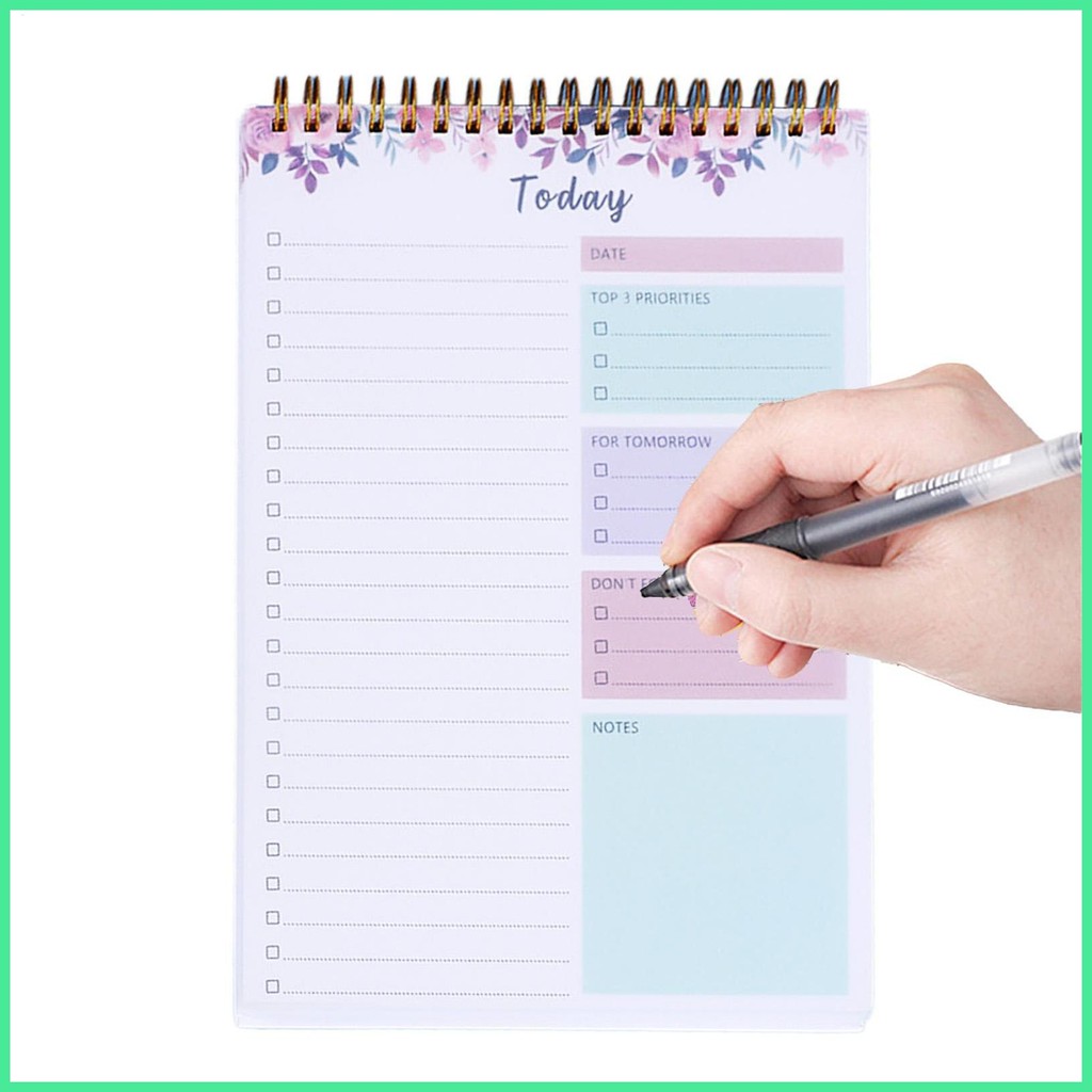 To Do List Notepad 52 Sheets Things to Do Memo Writing Pad Portable To Do List Planner Checklist ...
