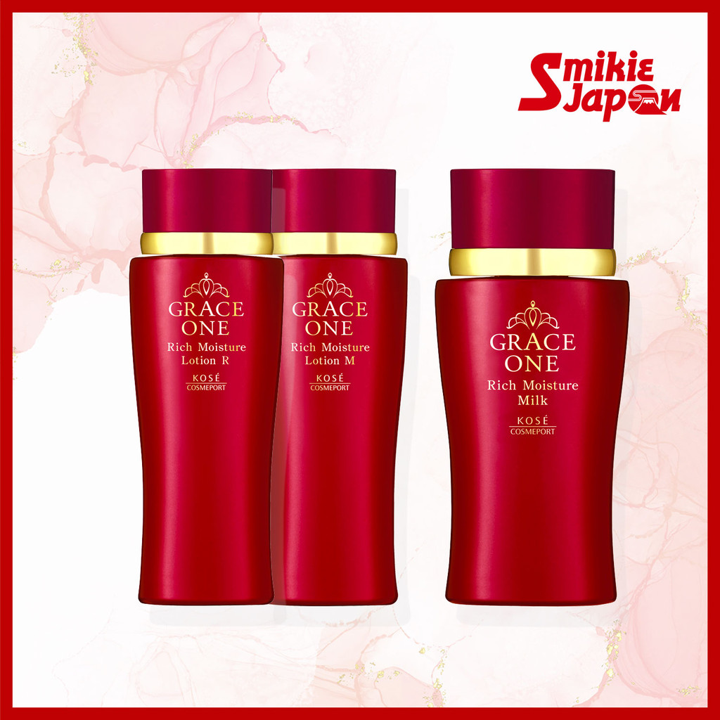 KOSE GRACE ONE Rich Moisture Emulsion 130ml at Lotions M (Moist) at R (Very Moist) 180ml Direct ...
